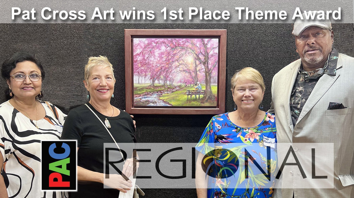 Pat Cross Art wins 1st Place Theme Award at PAC 2025 Regional Exhibit