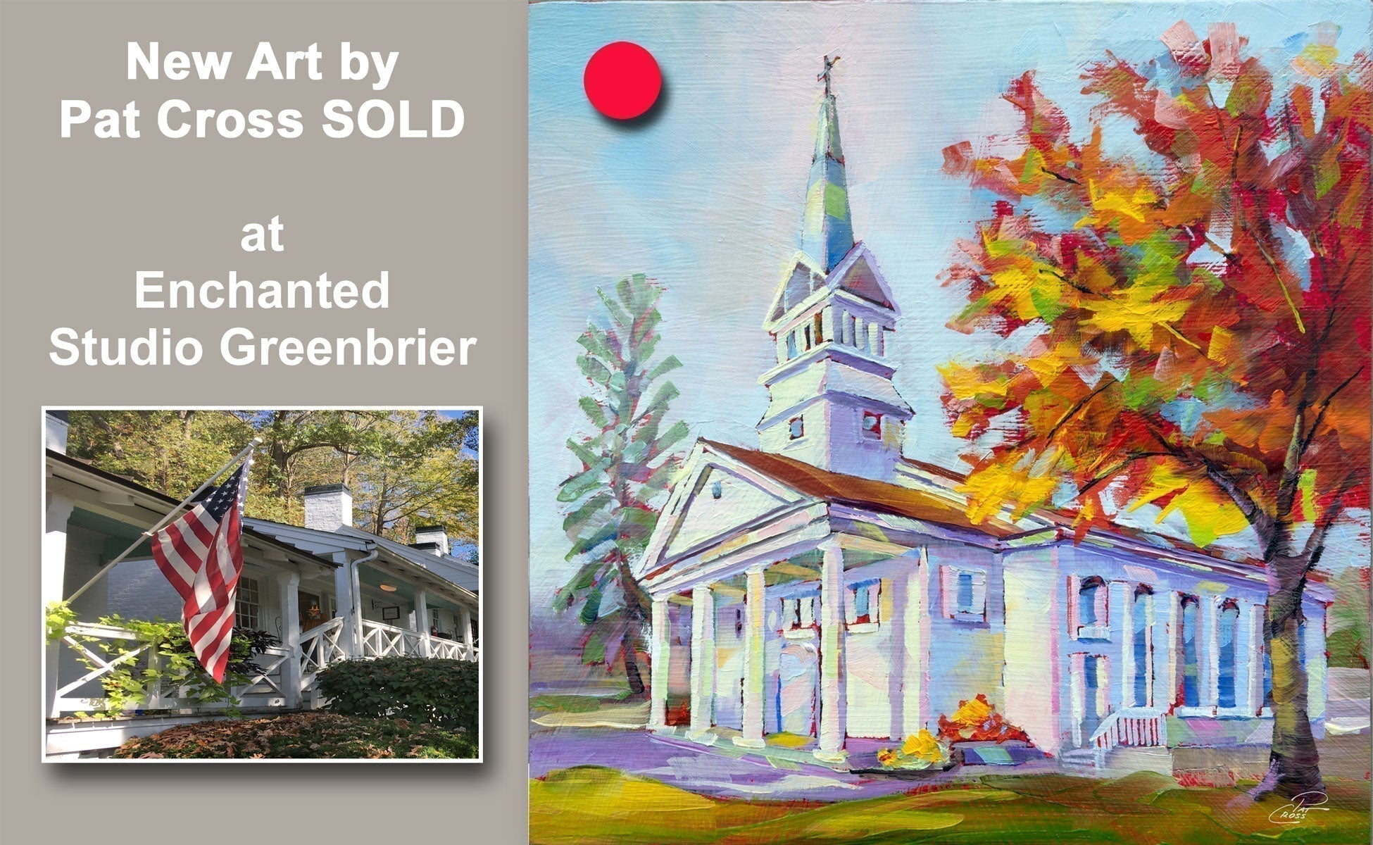 New Art by Pat Cross Sold at Enchanted Studio Greenbrier – Pat Cross Art