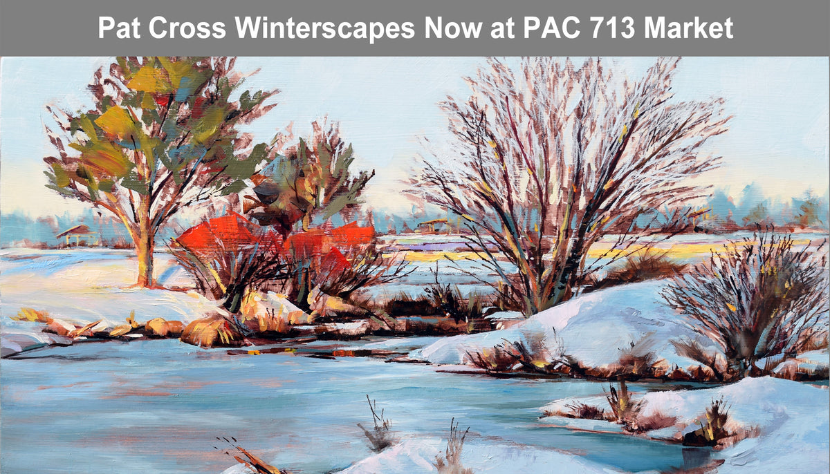 Pat Cross Winterscapes Now at Parkersburg Art Center – Pat Cross Art