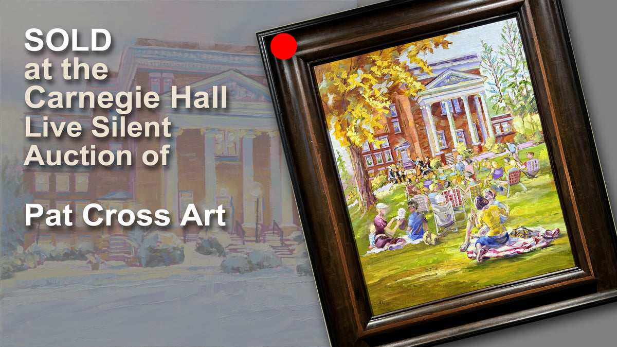 SOLD! At the Live Silent Auction of Pat Cross Art